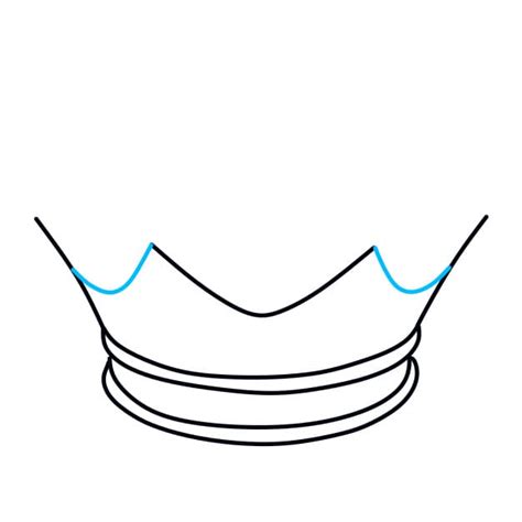 Tape Dessinez Les Bijoux Au Dessus De La Couronne