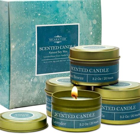 Private Label Soy Wax Essential Oil Spiritual Aroma Tin Candles China