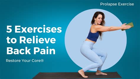 5 Exercises To Relieve Back Pain YouTube