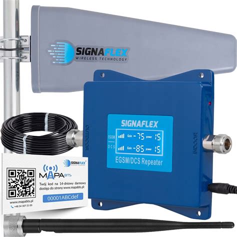 WZMACNIACZ ZASIĘGU SYGNAŁU GSM DCS 4G LTE ANTENY 11547425018