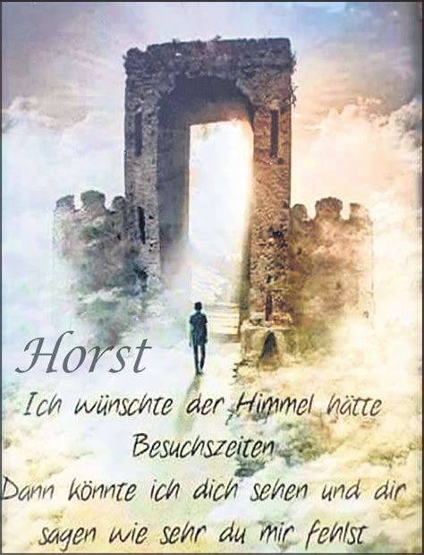 Alle Traueranzeigen für Horst trauer rp online de
