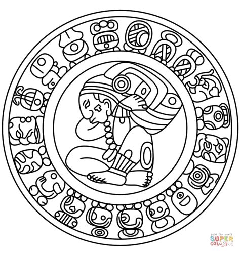 Trend Masa Kini Dibujos Mayas Para Colorear