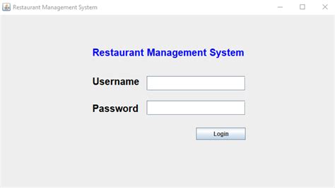restaurant management system project in java copyassignment