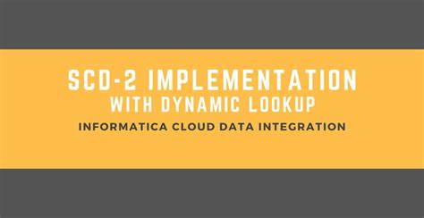 HOW TO Implement SCD Type 2 Mapping In Informatica Cloud IICS ThinkETL