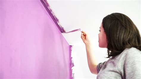 Comment Peindre Sur Du Papier Peint Peintures De Couleurs Pour Les