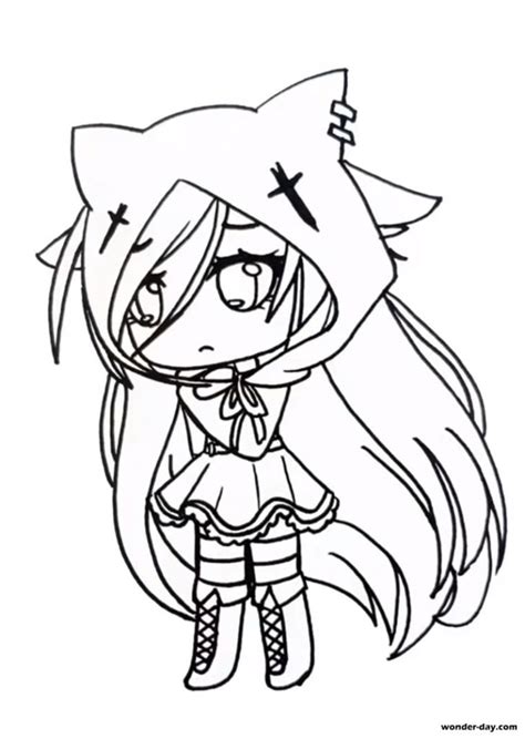 Gacha Life Bilder Zum Ausmalen Cute 34 Gacha Life Colouring Pages