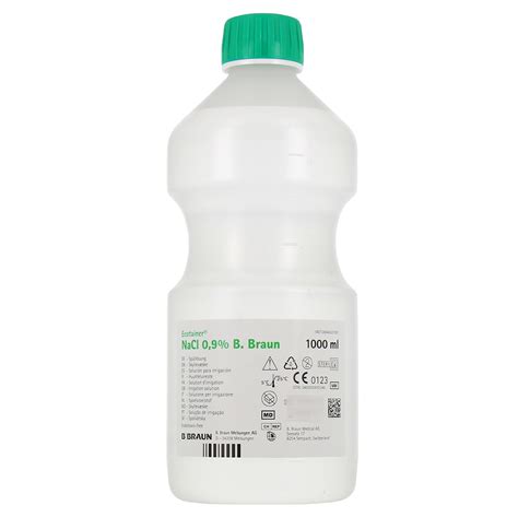 Solution irrigation 0 9 NaCl B Braun Ecotainer Sérum physiologique