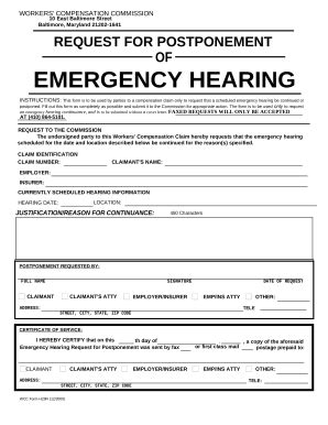 Maryland Request Hearing Doc Template PdfFiller
