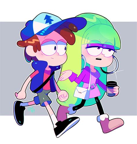 Dipper Pines And Pacifica Northwest Gravity Falls Drawn By Otoe