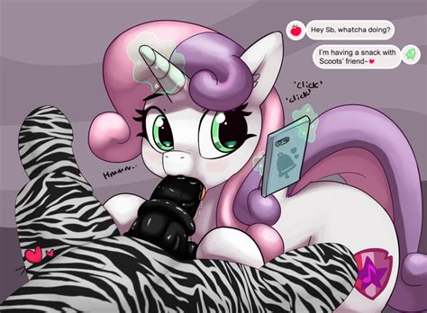 Explicit Artist Pabbley Edit Sweetie Belle Pony Unicorn