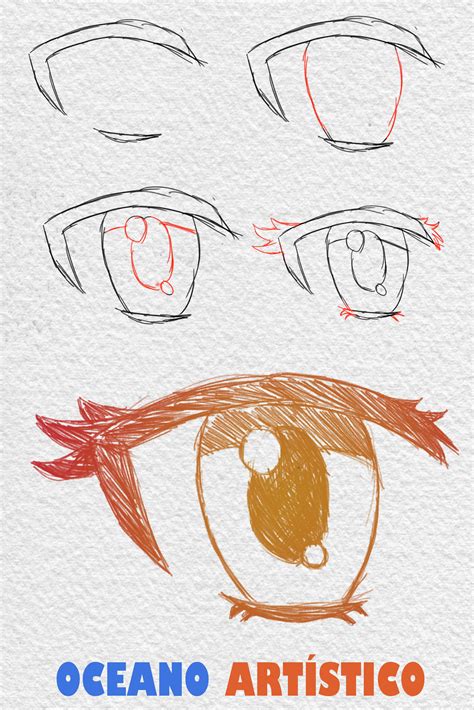 Como Desenhar Olho Feminino De Anime Passo A Passo Olhos Desenho
