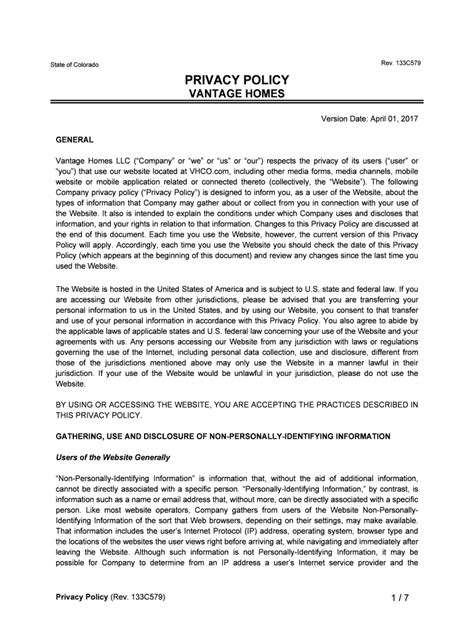 Fillable Online VANTAGE HOMES Fax Email Print PdfFiller