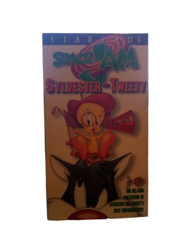 Stars Of Space Jam Sylvester And Tweety 1996 VHS Used Like New