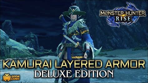 MH Rise Kamurai Layered Armor PC YouTube