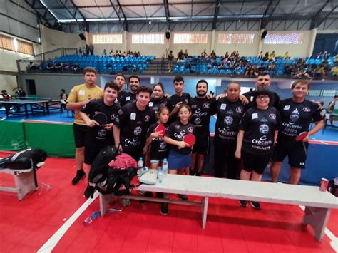 Tênis de Mesa conquista 5 medalhas na 1ª Etapa do Circuito Crecerto