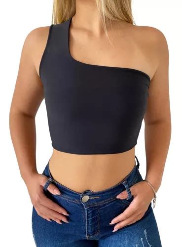 Cropped Blusa Feminina Mula Manca Um Ombro Só MercadoLivre
