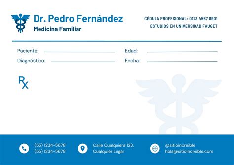 Arriba Imagen Receta Medica Para Editar Abzlocal Mx