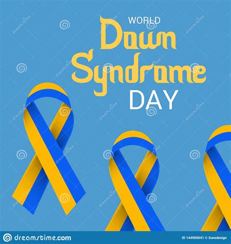 Dia De S ndrome De Down Do Mundo Ilustração Stock Ilustração de vetor