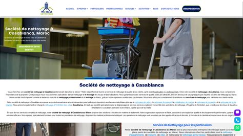 WINBEST Nettoyage Société de nettoyage à Casablanca Maroc