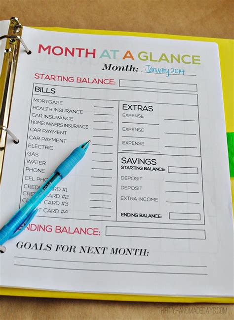 PRINTABLE BUDGET BINDER Budget Binder Printables Budget Binder