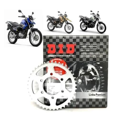 Kit Transmissão Relação Did Xtz 150 Crosser Retentor Submarino