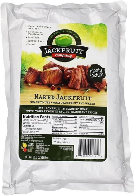 The Jackfruit Company Naked Jackfruit Meat Alternative 30 5 Oz