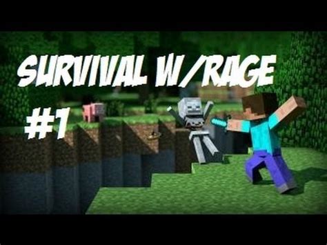 Minecraft Survival W Rage 1 Thats A Big Hole YouTube