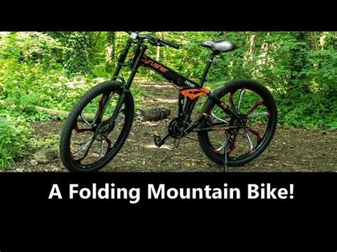 Cyrusher FR100 Folding Full Suspension Mountain Bike YouTube