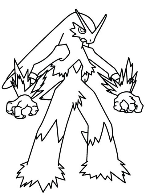 Pokemon Coloring Pages Greninja