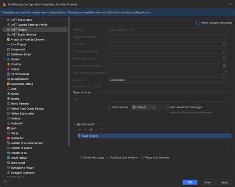 Use External Console As Default For Projects Rider Support JetBrains