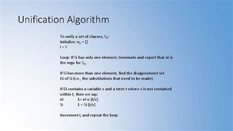 resolution and unification automated reasoning or theorem proving