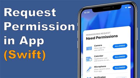 request permission in app swift 5 xcode 11 beginners youtube