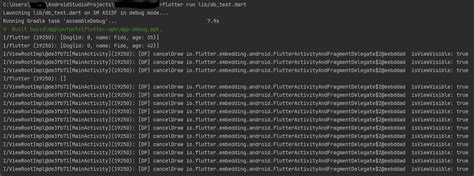 Clarify Terminal Responses To Example On Persist Data With Sqlite Page · Issue 6692 · Flutter