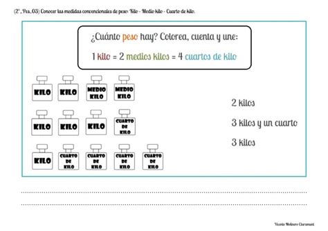 Unidades De Masa Y Peso Educaci N Primaria