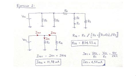 Ejercicio 2 Resuelto Ley De Ohm Leyes De Kirchhoff Resistencias