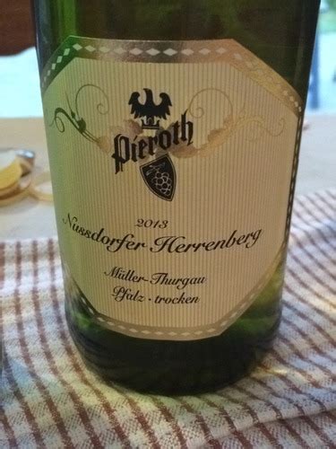 Pieroth Nussdorfer Herrenberg M Ller Thurgau Trocken Vivino Us
