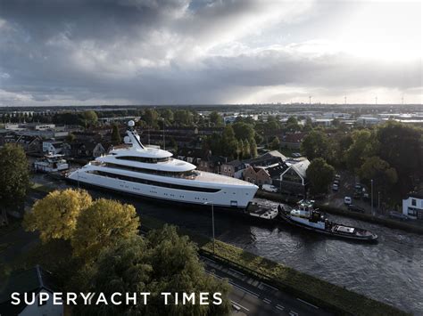 M Feadship Superyacht Alvia Prepares For Sea Trials