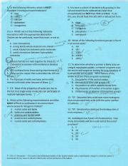 Bio 151 Exams PDF Course Hero