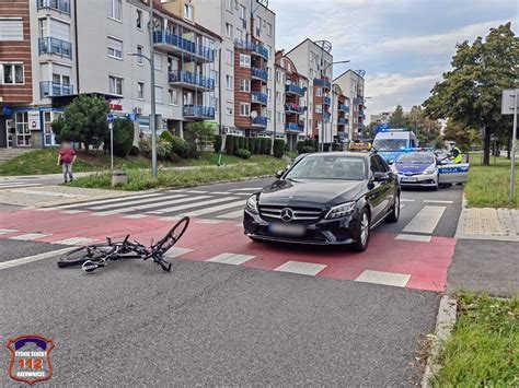 Potrącenie nietrzeźwego rowerzysty Tychy pl