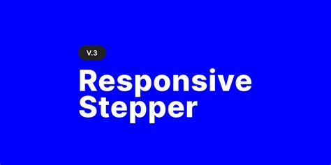 Responsive Stepper Figma