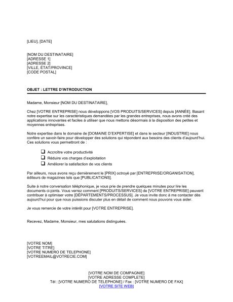 Formule D Introduction Lettre De Motivation Laboite Cv Fr