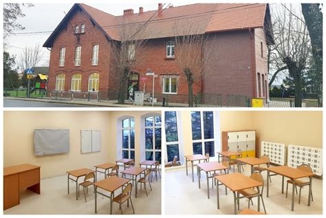 Remont szkoły podstawowej w Tłokach zakończony Uczniowie z nowych klas