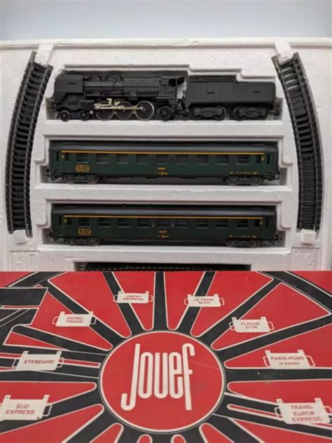 COFFRET TRAIN ÉLECTRIQUE Jouef HO locomotive vapeur 231 C 60 tender