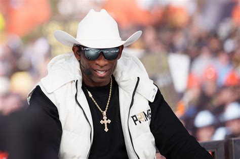 Deion Sanders Shades Jay Norvell Hangs With The Rock Pregame
