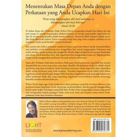 Jual Kuasa Dari Perkataan Anda Robert Morris Buku Rohani Kristen