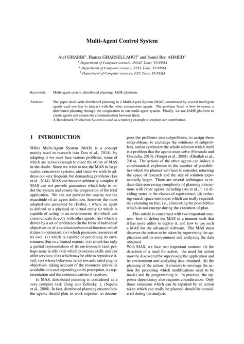 pdf multi agent control system