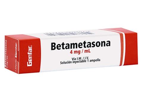 BETAMETASONA 4 MG 1ML