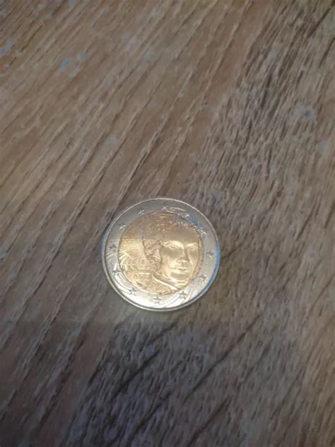 PIÈCE DE 2 euros rare collection de Simone Veil fautée 1927 2017 EUR