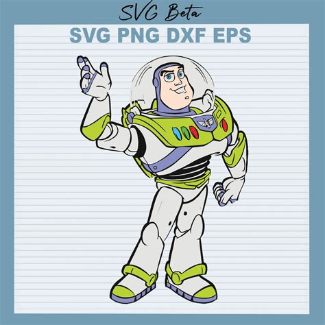 Buzz Lightyear Toy Story High Quality SVG Cut Files For Handmade Products