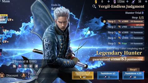 DEVIL MAY CRY PEAK OF COMBAT Pulling Vergil Endless Judgement 13 000